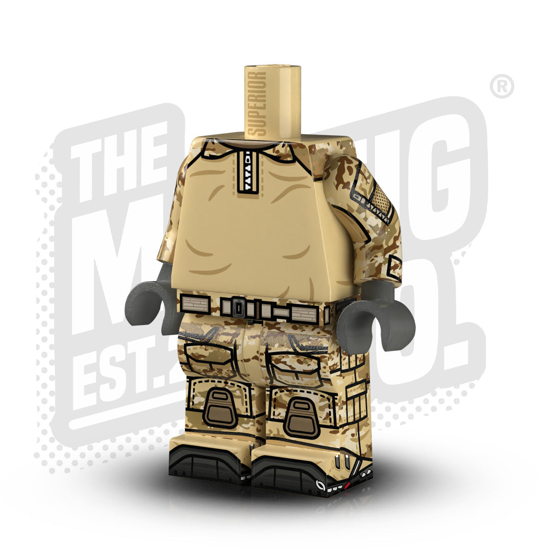 Multicam Arid Combat Shirt Bodies – The Minifig Co.