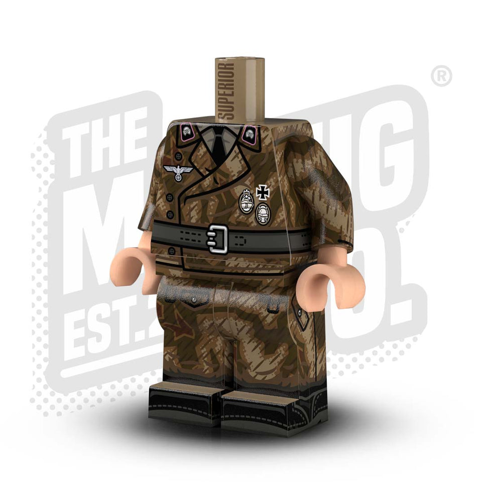 German Panzer Body - Swamp Camo – The Minifig Co.
