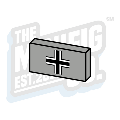 Balkenkreuz Emblem Tile (1x2) – The Minifig Co.