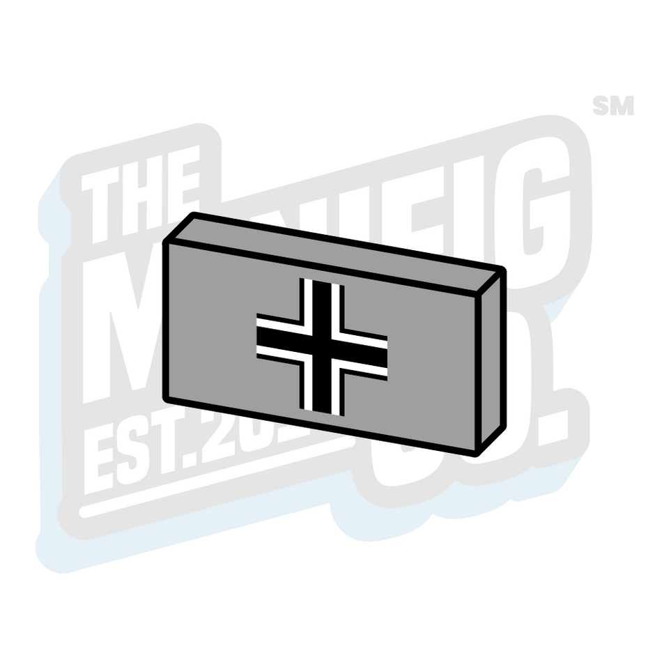 Balkenkreuz Emblem Tile (1x2) – The Minifig Co.