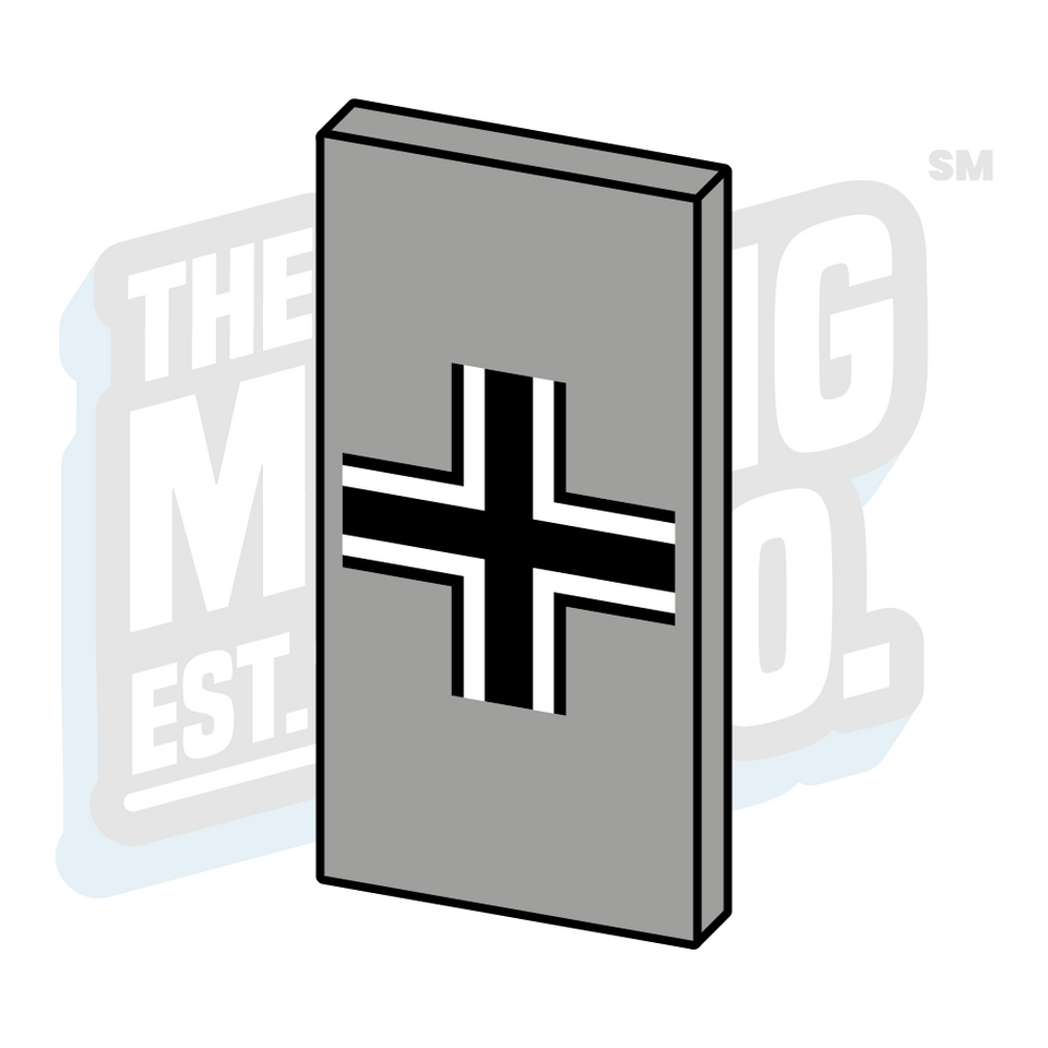 Balkenkreuz Tile (2x4) – The Minifig Co.