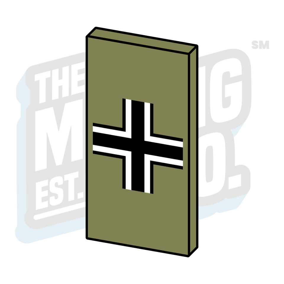Balkenkreuz Tile (2x4) – The Minifig Co.