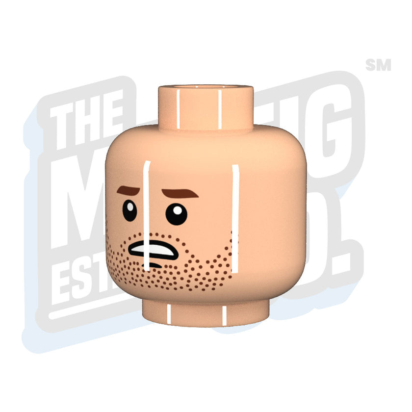 G.I. Head #03 (Lt. Flesh) – The Minifig Co.