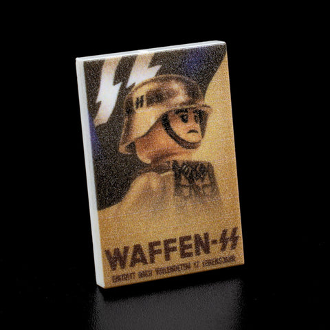 Waffen SS Poster Tile – The Minifig Co.